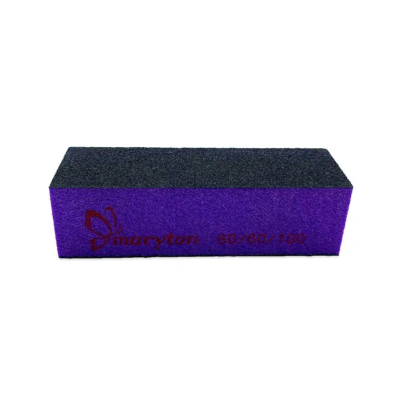 [OEM/ODM] Customized 3-ways Nail Sponge Block Manicure Tool | Maryton